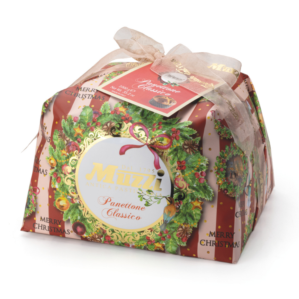 Muzzi Panettone Classico, 35.27 oz | 1kg — Piccolo's Gastronomia Italiana