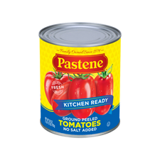 Pastene Ground Peeled Tomatoes, Kitchen Ready, No Salt, 28 oz — Piccolo ...
