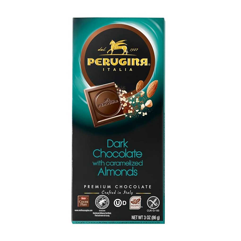 Perugina Dark Chocolate with Almonds, 3 oz | 86g — Piccolo's ...