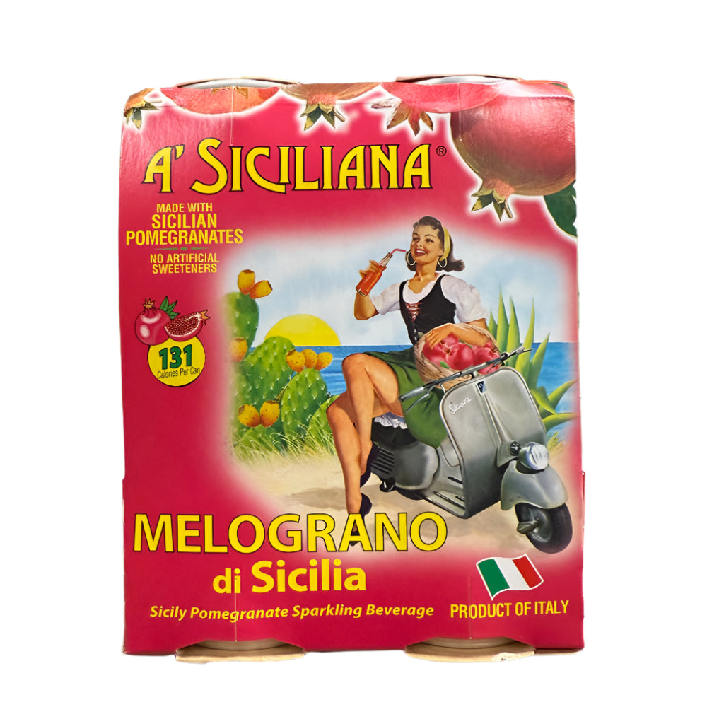 A' Siciliana Sicilian Pomegranate Sparkling Beverage, Melograno di Sic ...