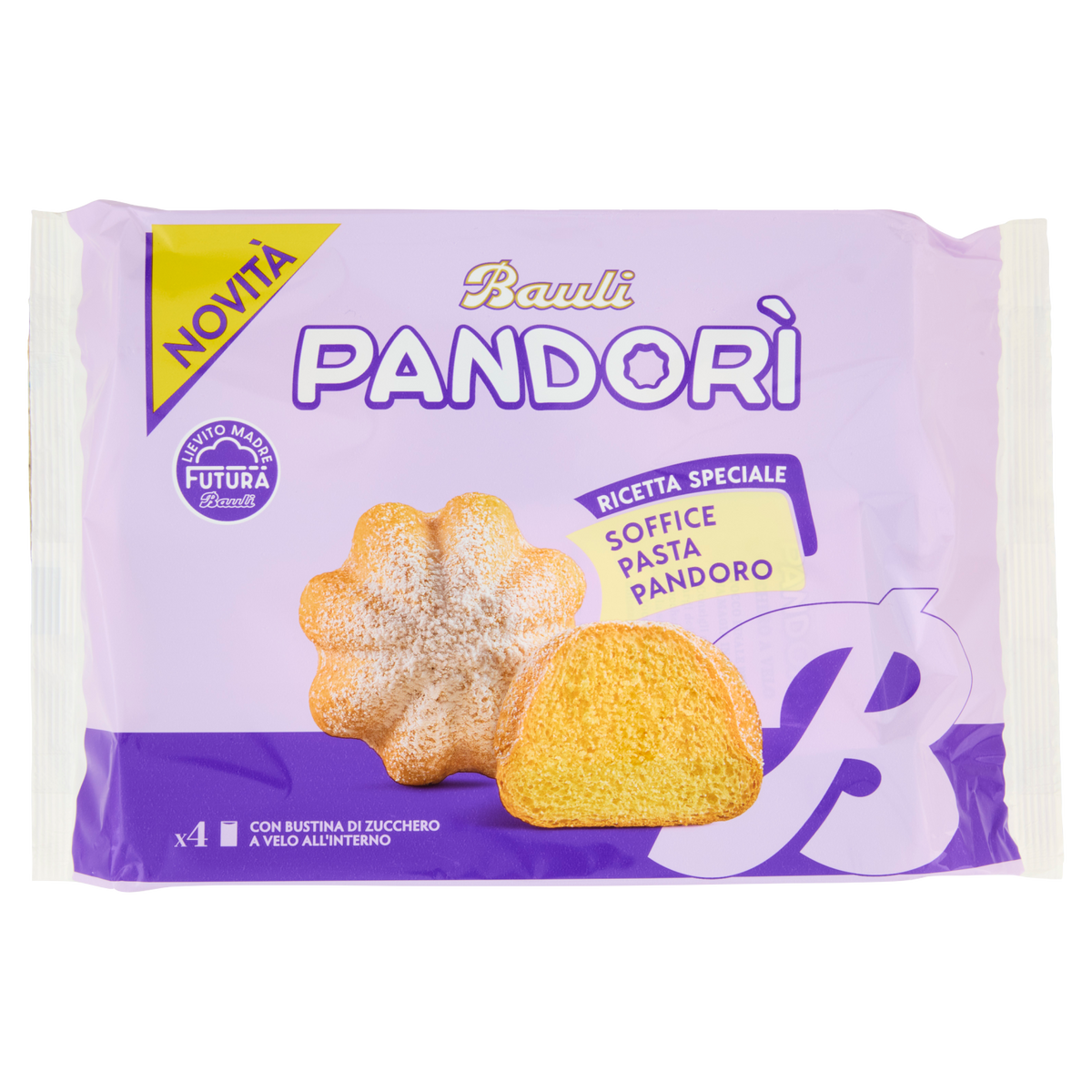 Bauli Pandorì al Miele – Honey‑Infused Mini Pandoro (4‑Pack) — Piccolo ...