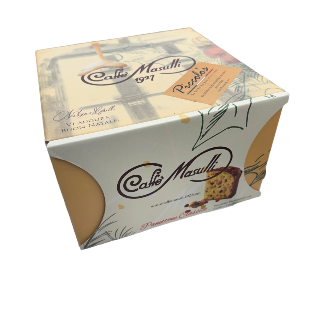 Caffe Masulli Panettone Classic, 35.27 oz | 1kg — Piccolo's Gastronomia ...