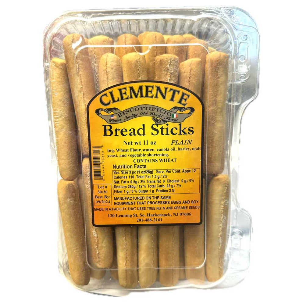 Clemente Plain Breadsticks, 11 Oz — Piccolo's Gastronomia Italiana
