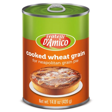 D'Amico Cooked Wheat Grain, Grano Cotto, 14.8 oz | 420g — Piccolo's ...