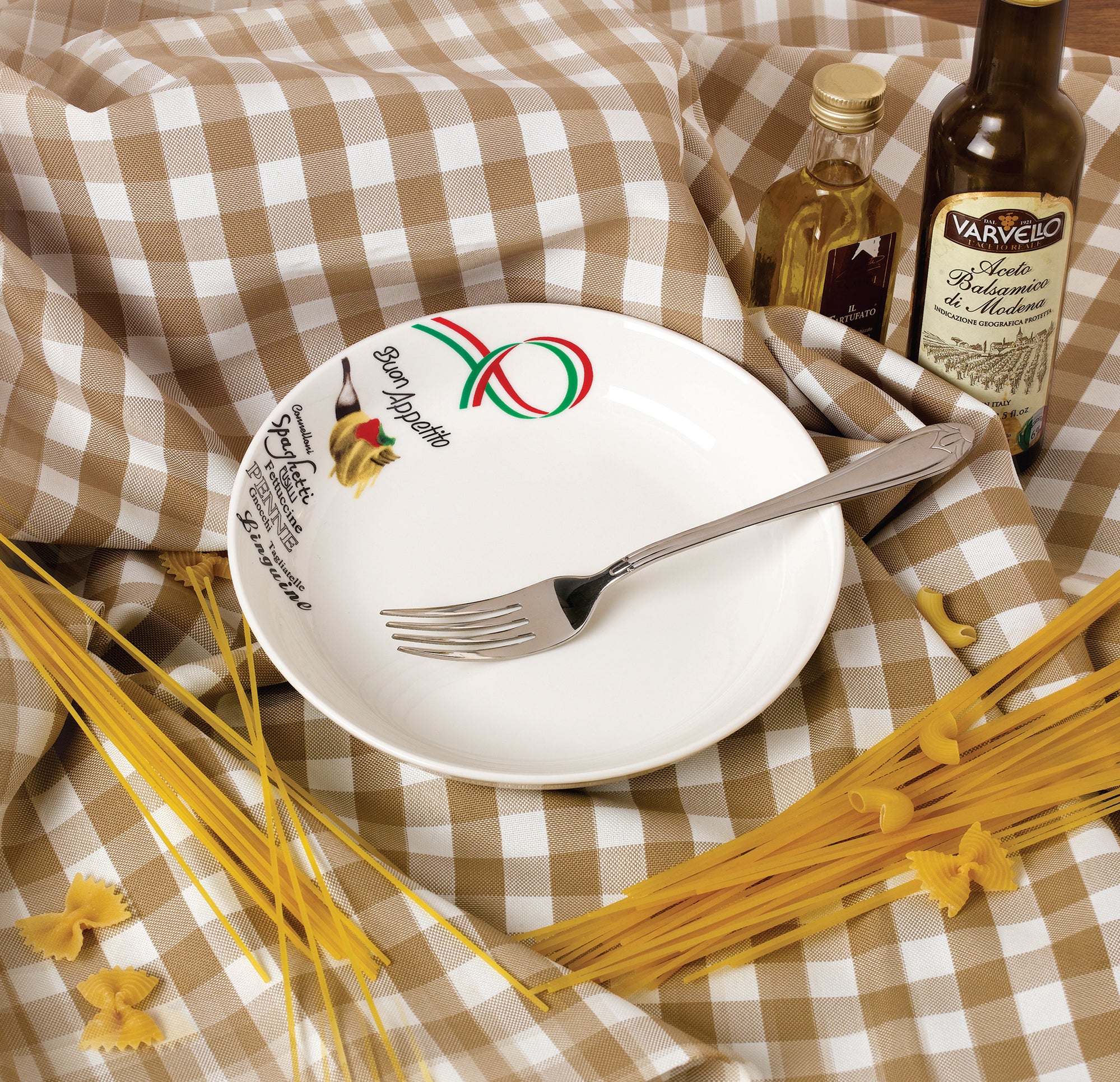 Buon Appetito 5 Piece Porcelain Pasta Set — Piccolo's Gastronomia Italiana