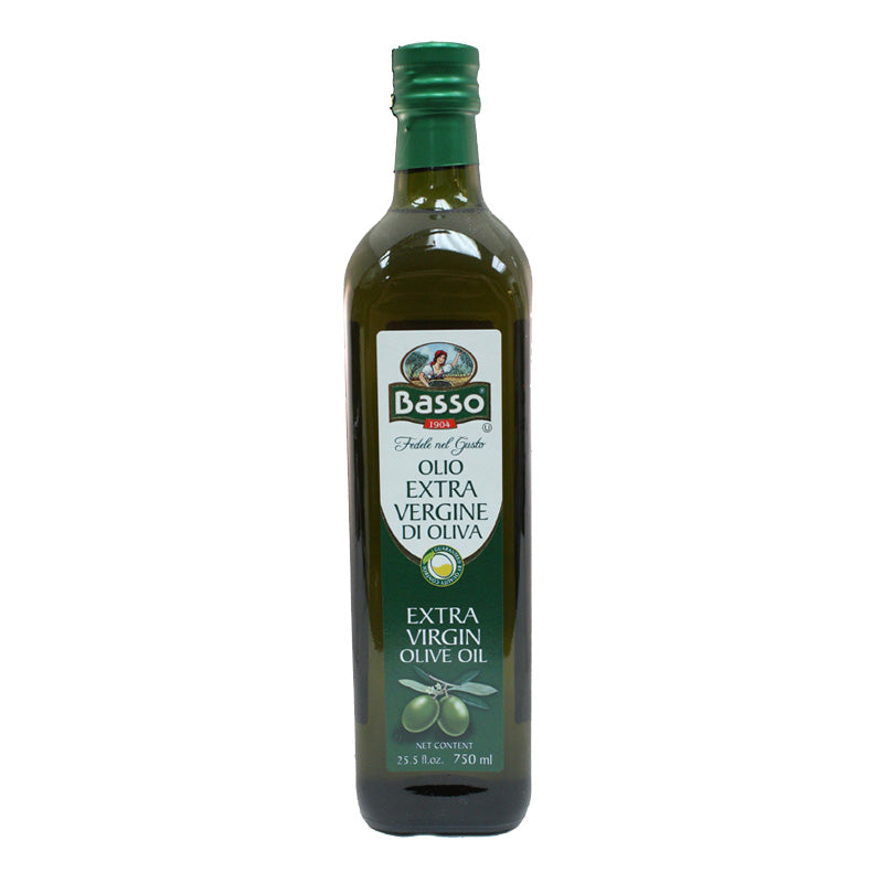 Basso Extra Virgin Olive Oil, 25.5 FL | 750 mL Bottle — Piccolo's ...