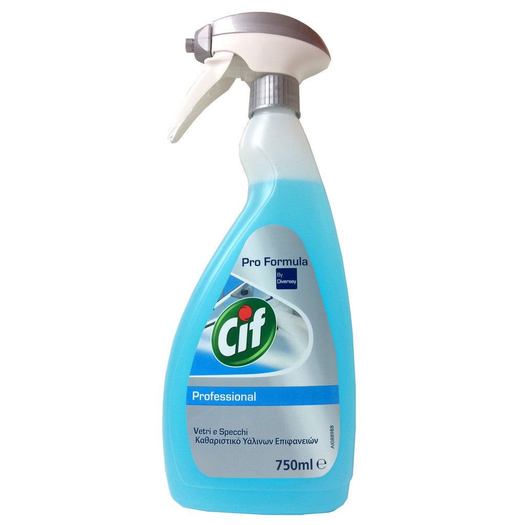 Cif Professional Vetri e Specchi, Window & Glass Cleaner, 750 ml ...