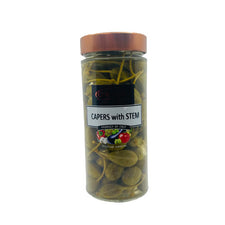Cinquina Capers with Stem in Vinegar, Caper Fruit, 11.3 oz | 320g ...