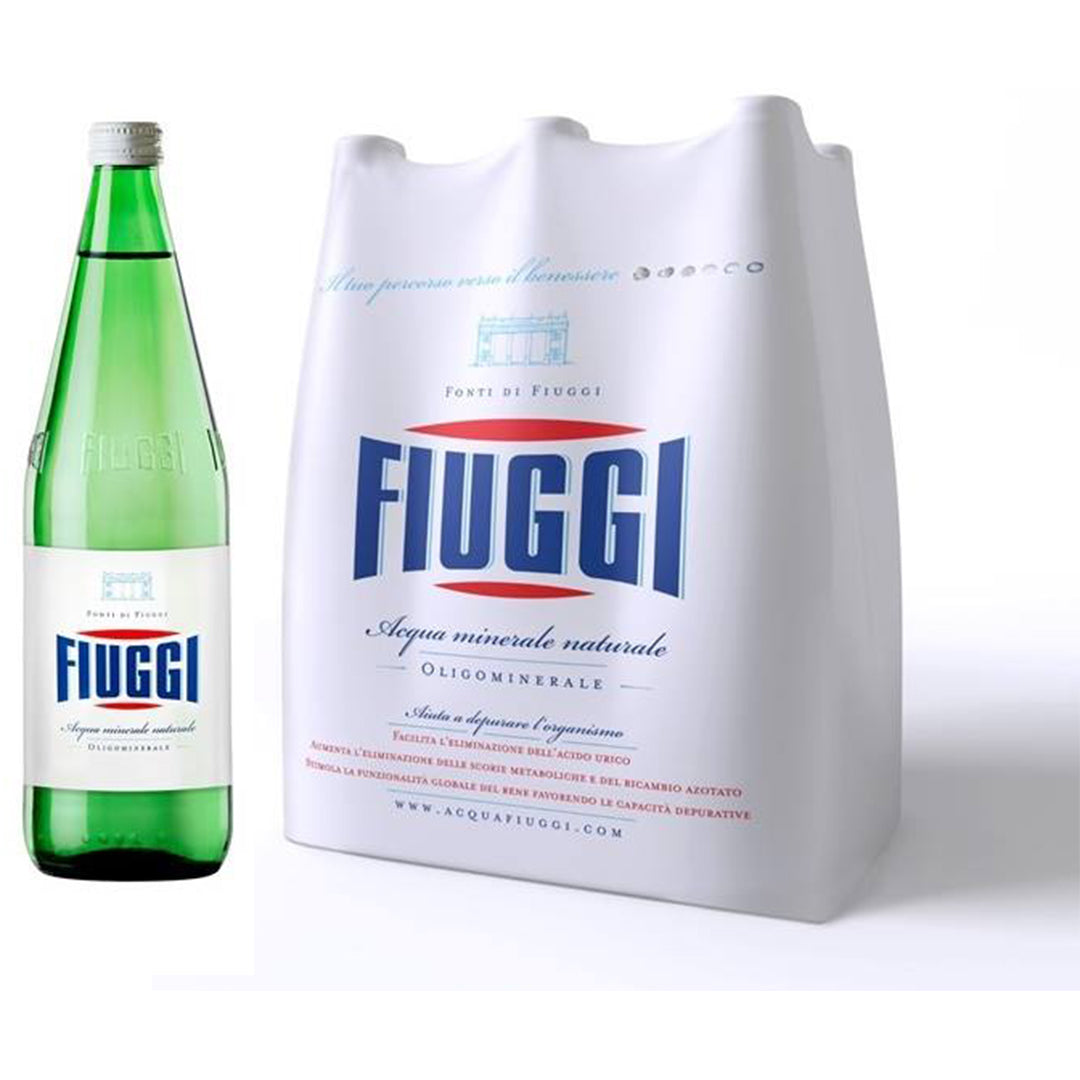 Fiuggi Natural Spring Water, Mineral Water EU, FULL Case, 6 x 1 Liter ...