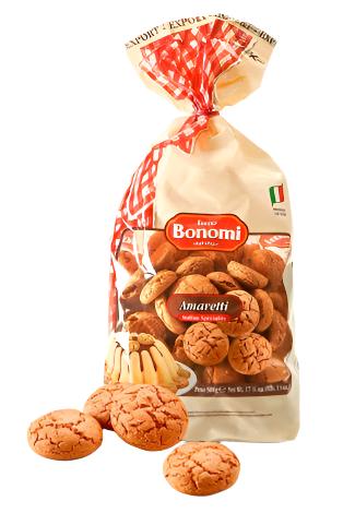 Bonomi Amaretti Cookies, 500g — Piccolo's Gastronomia Italiana