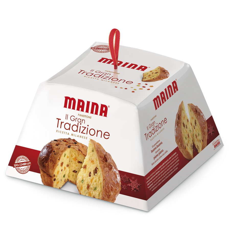 Maina il Gran Panettone Milanese, Traditional Italian Cake, 35.25 oz ...