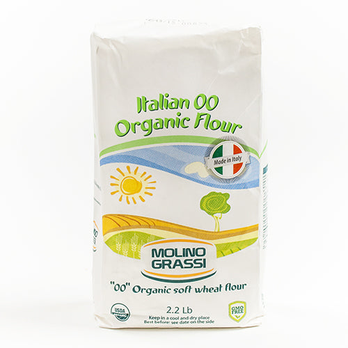 Molino Grassi Organic "00" Flour, 1kg - 2.2 lb — Piccolo's Gastronomia ...