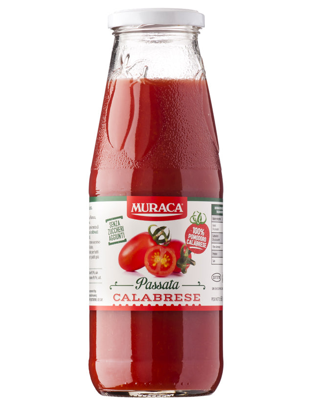 Muraca Tomatoes Puree, Passata, 100% Italian Tomatoes, 22 oz | 660 ml ...
