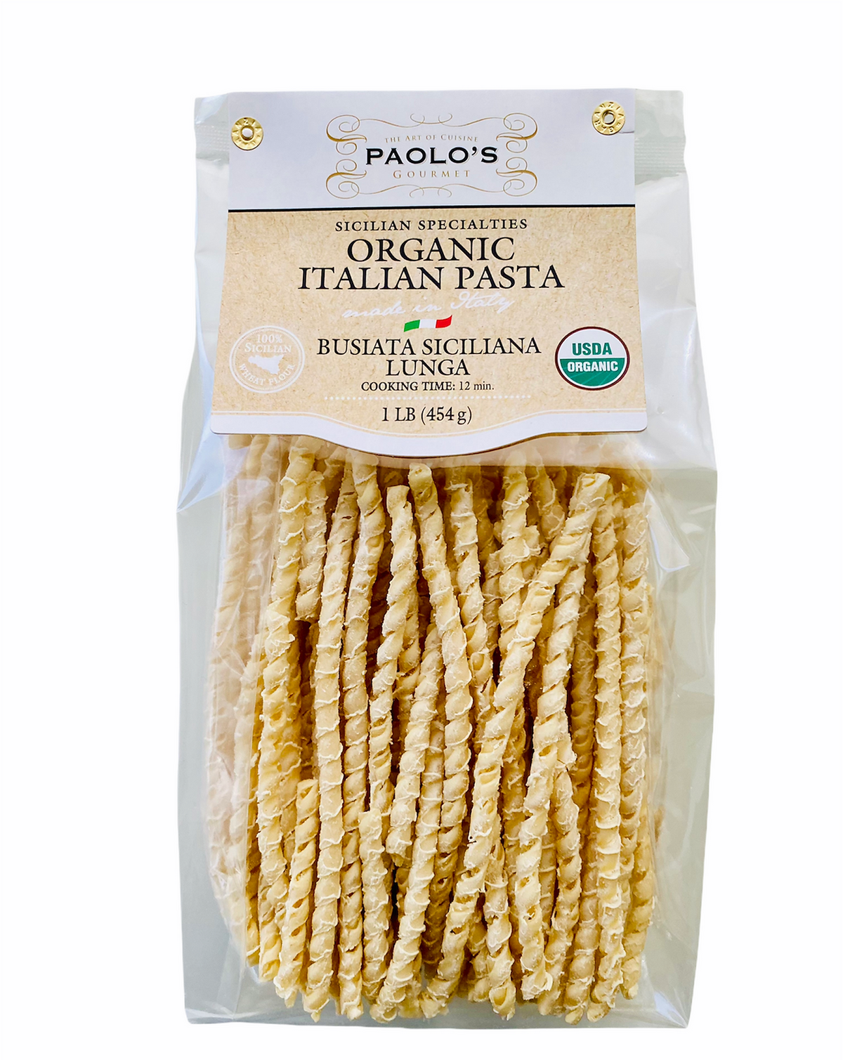 Paolo's Busiate Siciliana Lunga Pasta, 16 oz | 454g — Piccolo's ...