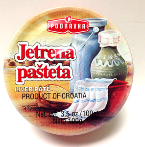 Podravka Jetrena Pasteta, Liver Pate, 3.3 oz | 95g — Piccolo's ...