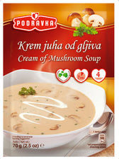 Podravka Cream of Mushroom Soup, 70g — Piccolo's Gastronomia Italiana