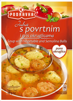 Podravka Vegetable Soup with Semolina Dumplings, 58g — Piccolo's ...