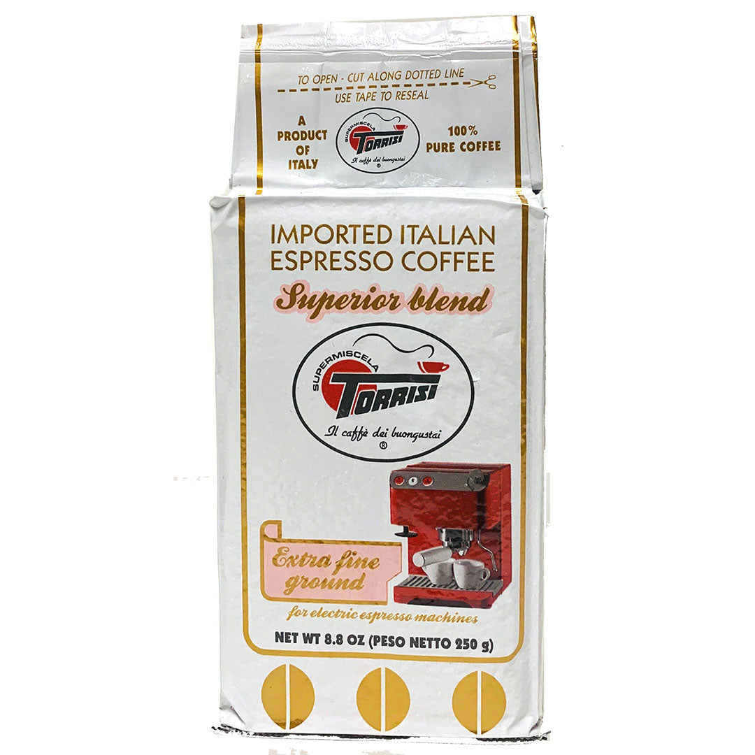 Caffe Torrisi Superior blend Extra Fine Ground Espresso, 250g — Piccolo ...