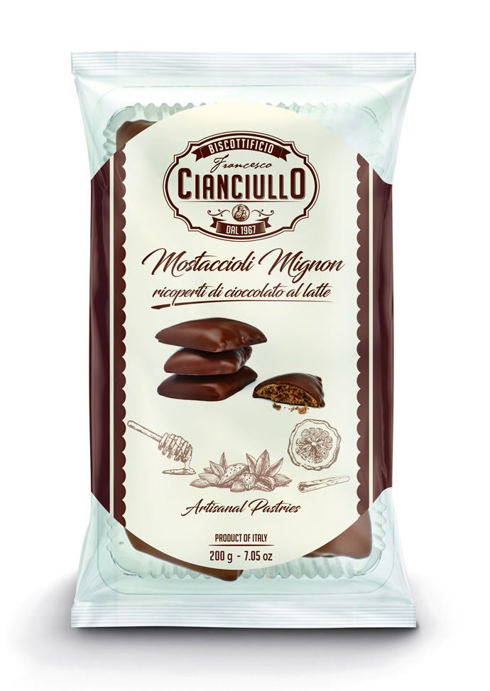 Cianciullo Milk Chocolate Mostaccioli Mignon, 7.05 oz — Piccolo's ...