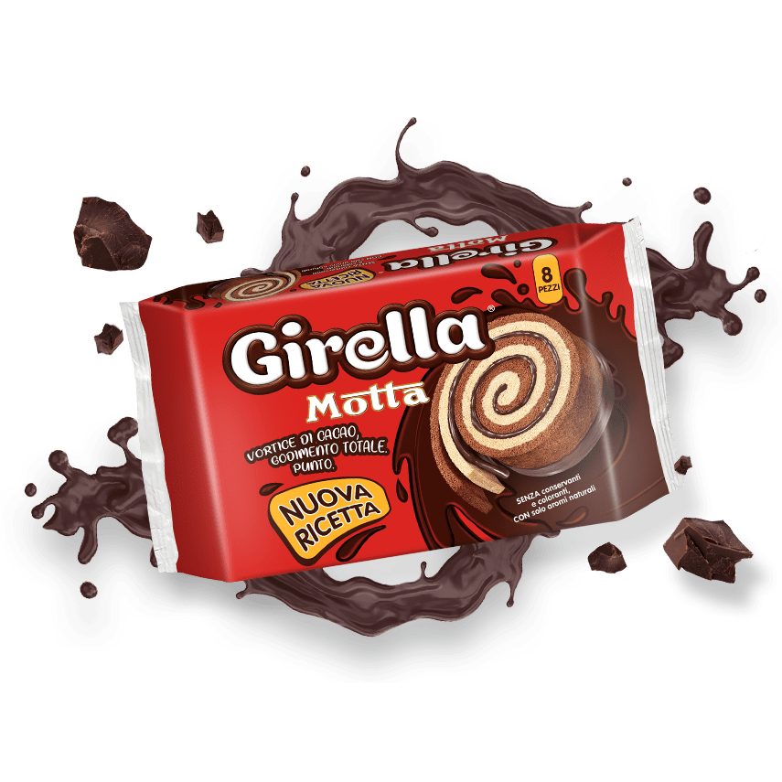 Motta Girella Chocolate, 8 pc, 280g — Piccolo's Gastronomia Italiana