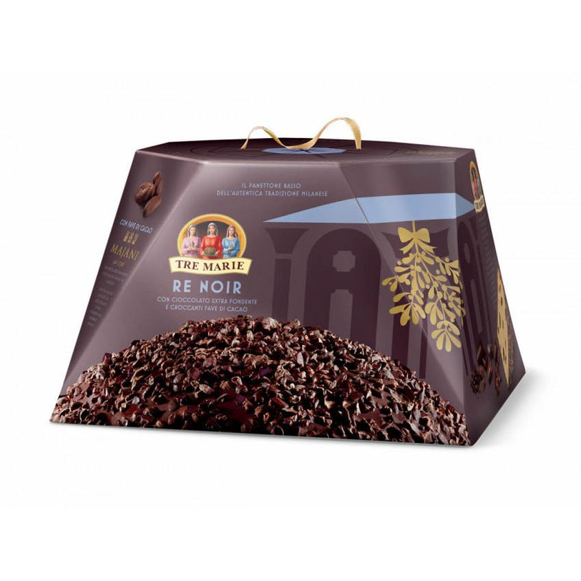 Tre Marie Panettone Chocolate Extra Dark Chocolate, Re Noir Tre Marie ...